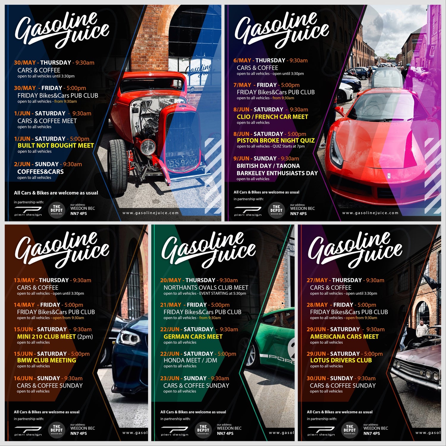 Events – Gasoline Juice