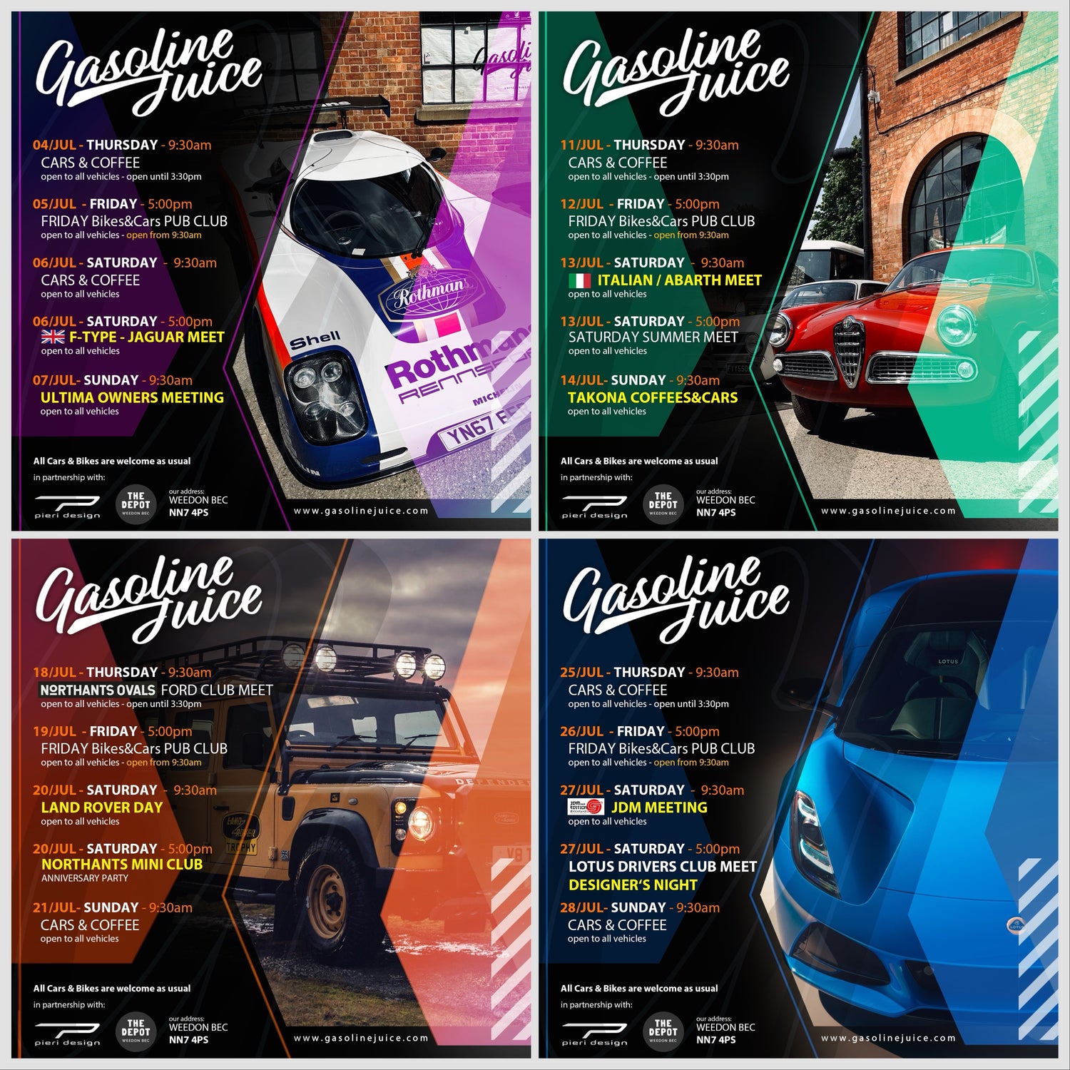 Events – Gasoline Juice