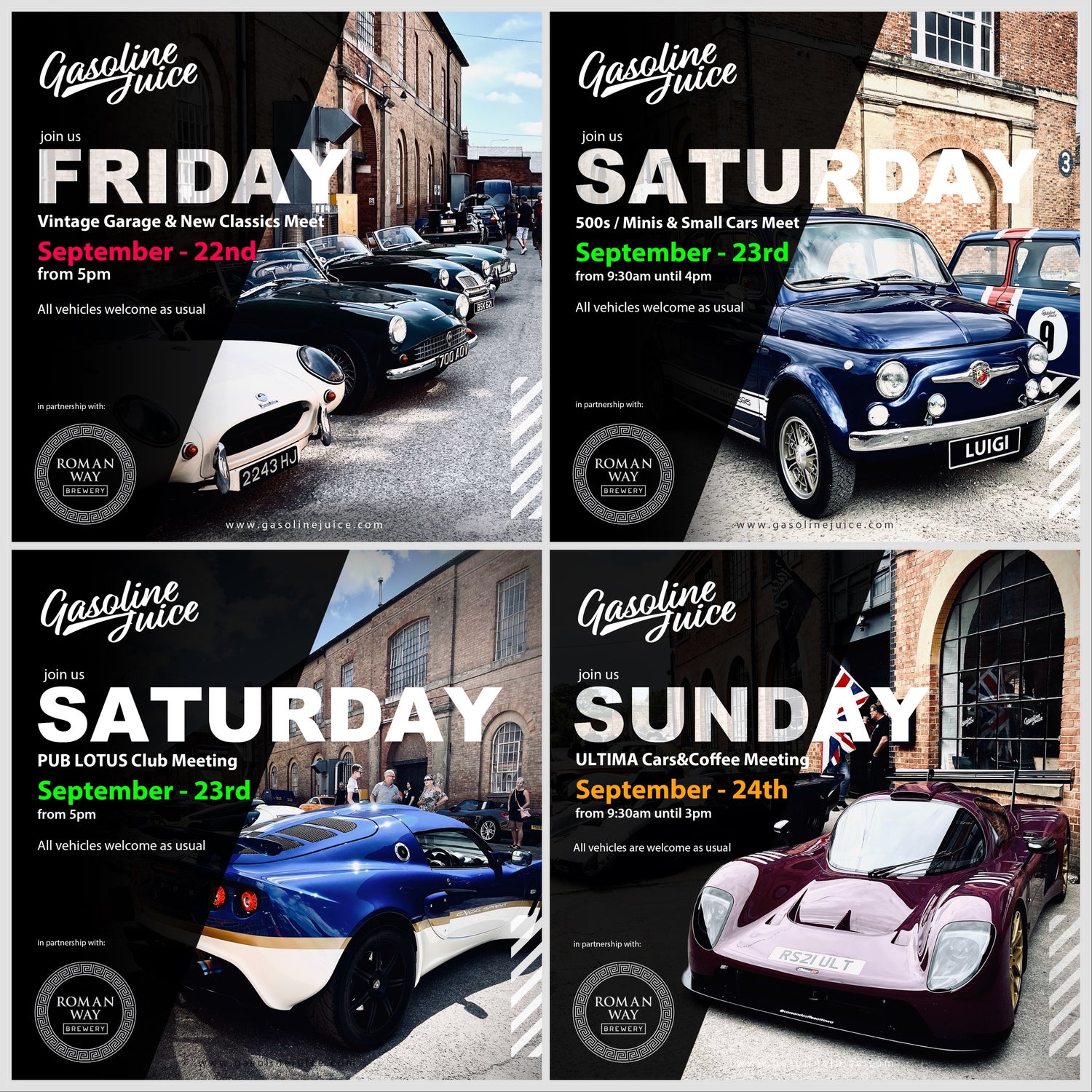 Events – Gasoline Juice